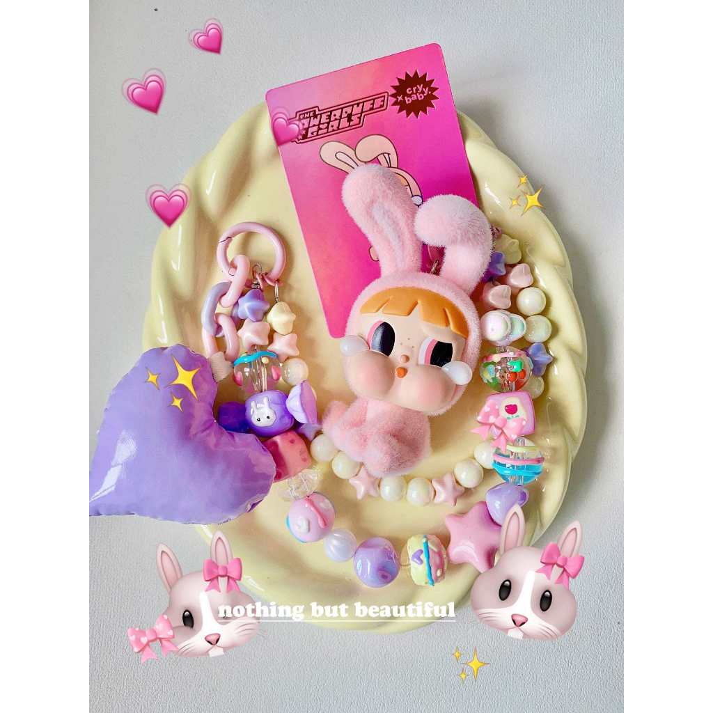 Crybaby Crybaby Powerpuff Girl Blind Box Trigger Bead Key Key Chain ...