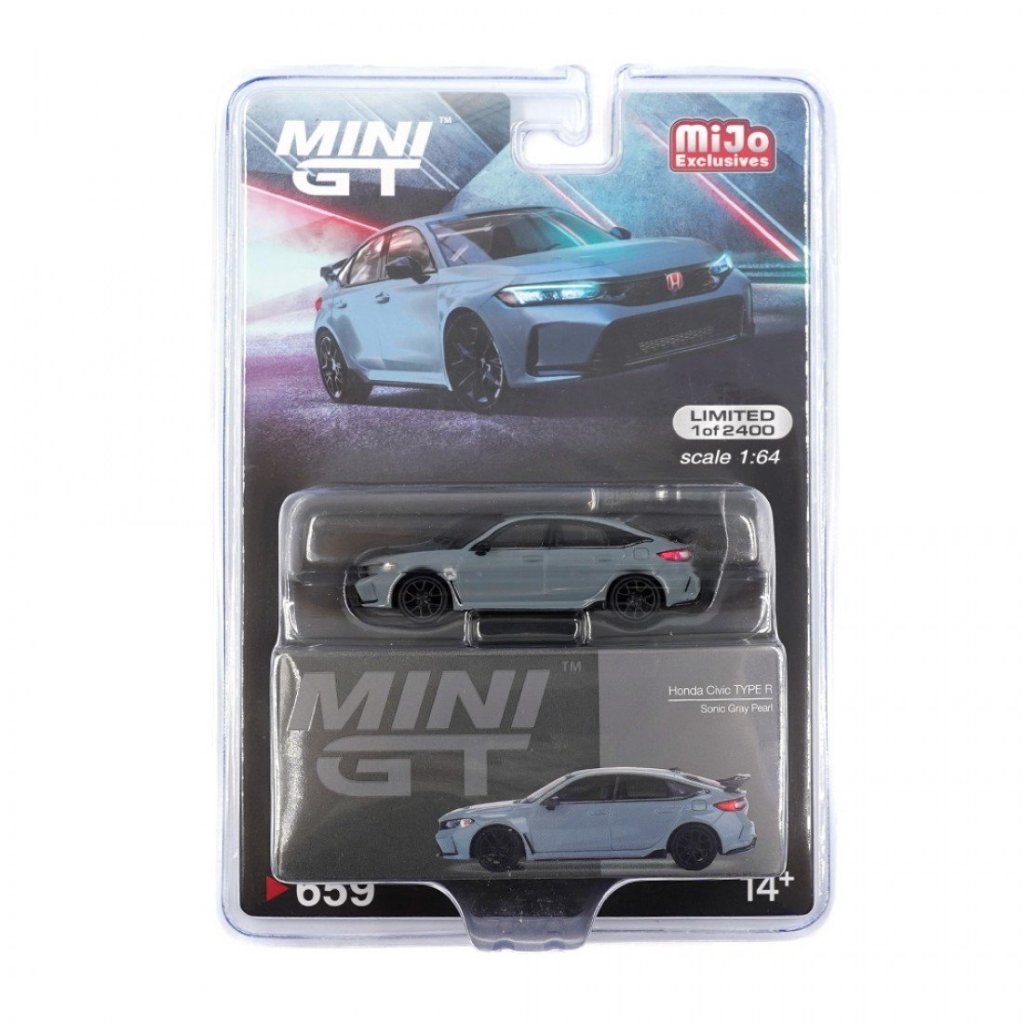 Mini GT MGT00659-MJ 659 1/64 HONDA CIVIC TYPE R FL5 SONIC GRAY PEARL ...
