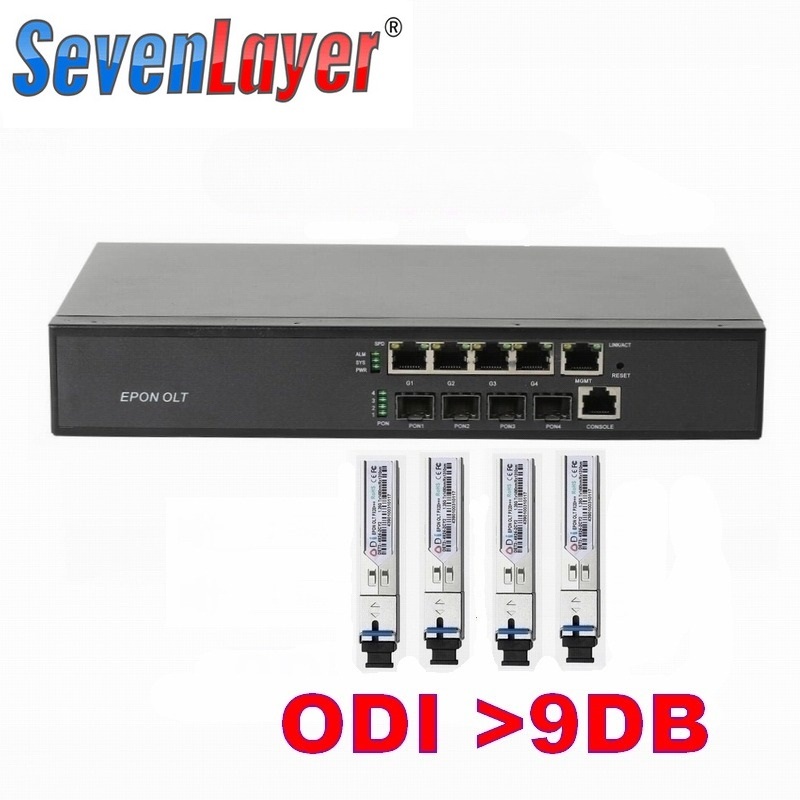 HiOSO EPON OLT Vsol 4PON Ports FTTH CATV GEPON OLT Carrier-grade high ...