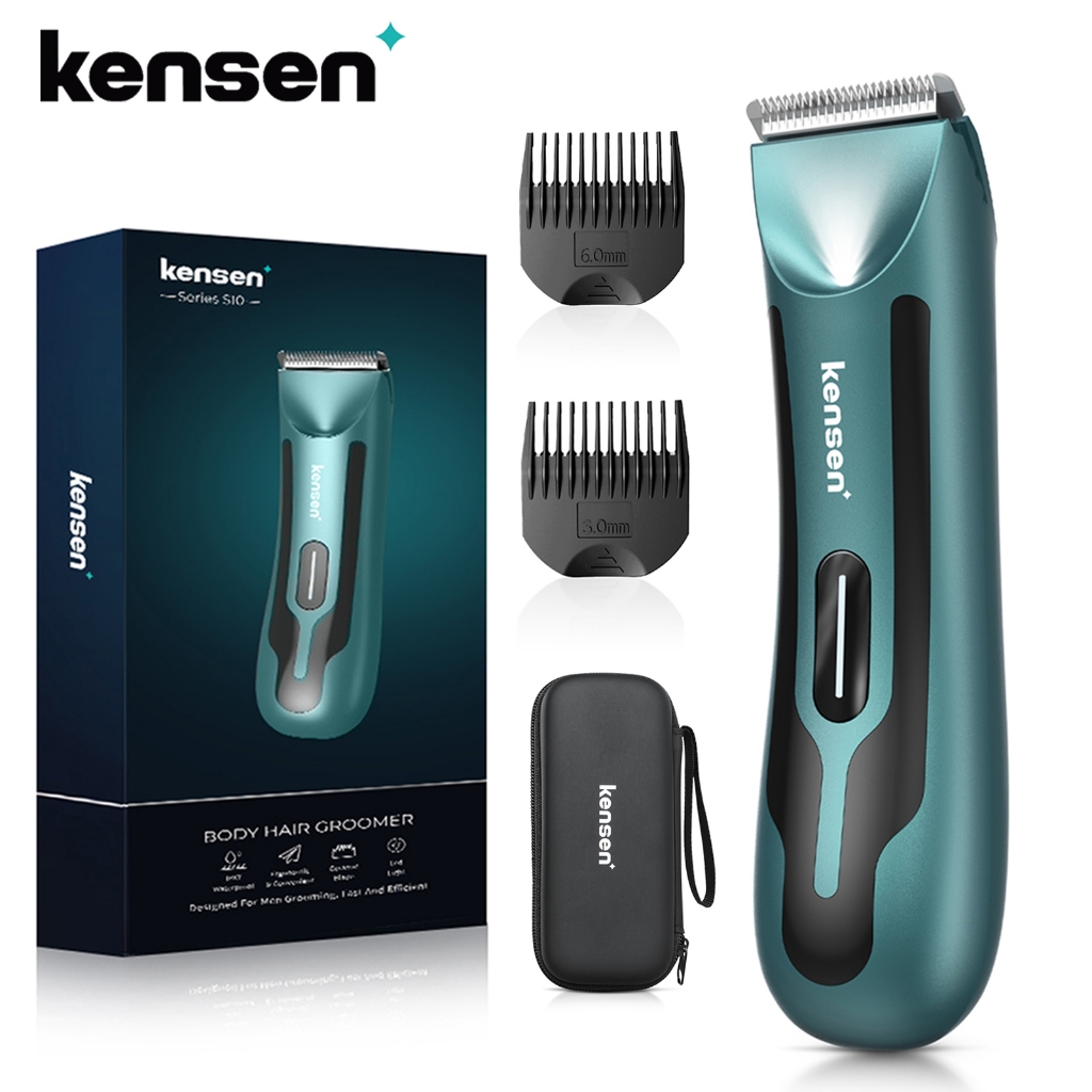 Kensen Body Hair Trimmer For Men Pubic Hair Shaver Electric Groomer ...