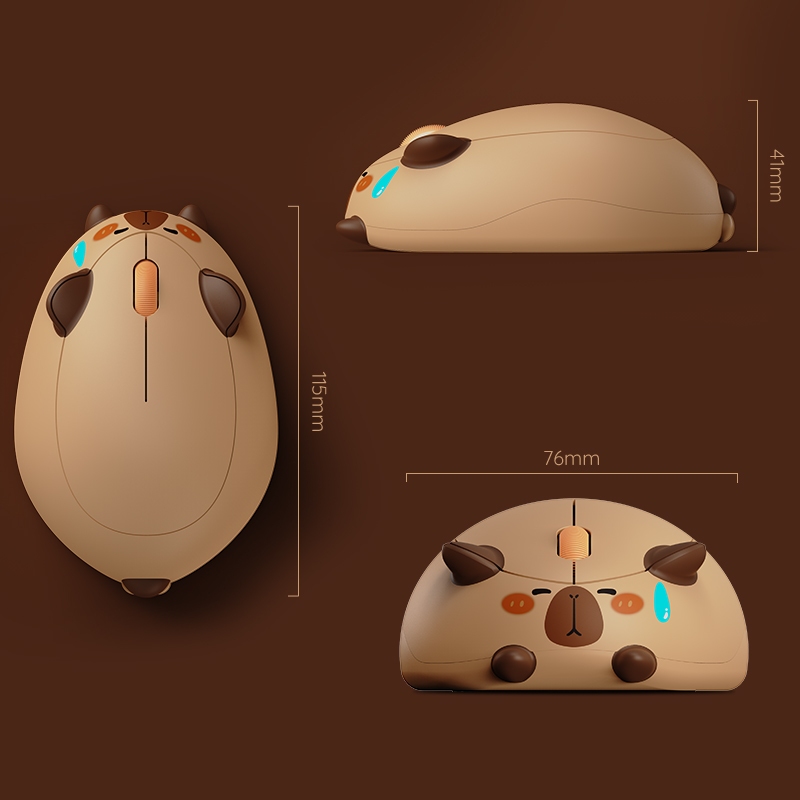 Akko Capybara Theme 2.4GHz Wireless Mouse for PC Laptop Computer ...