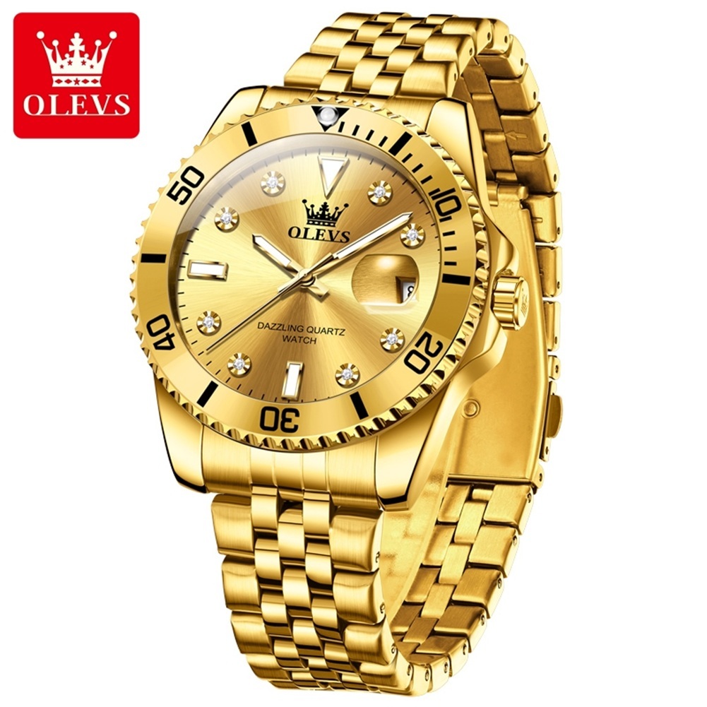 OLEVS Watch For Men Water Proof Original With Box Stainless Steel Strap ...