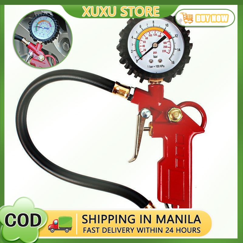 Tire Pressure Gauge Air Pressure Gauge Car Digital Tire Pressure Pump ...