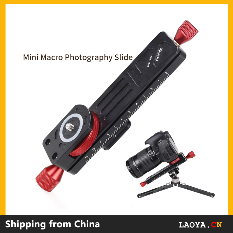 Mini Macro Photography Rail Slider Tabletop Portable Slide for Camera Macro Time-lapse ...