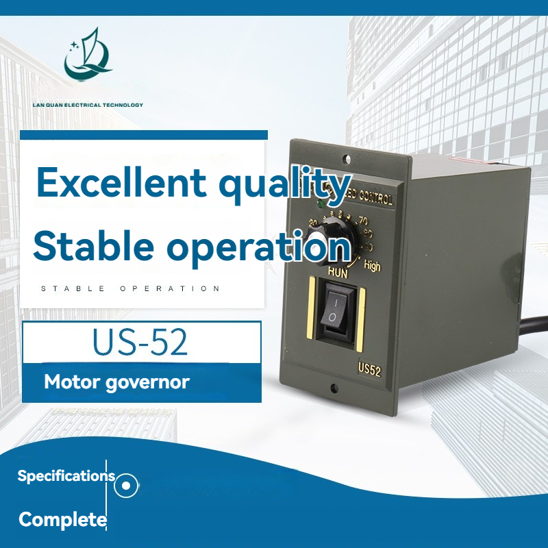 220V AC Gear Motor Speed Controller 6W-250W Reversing Controller Single ...