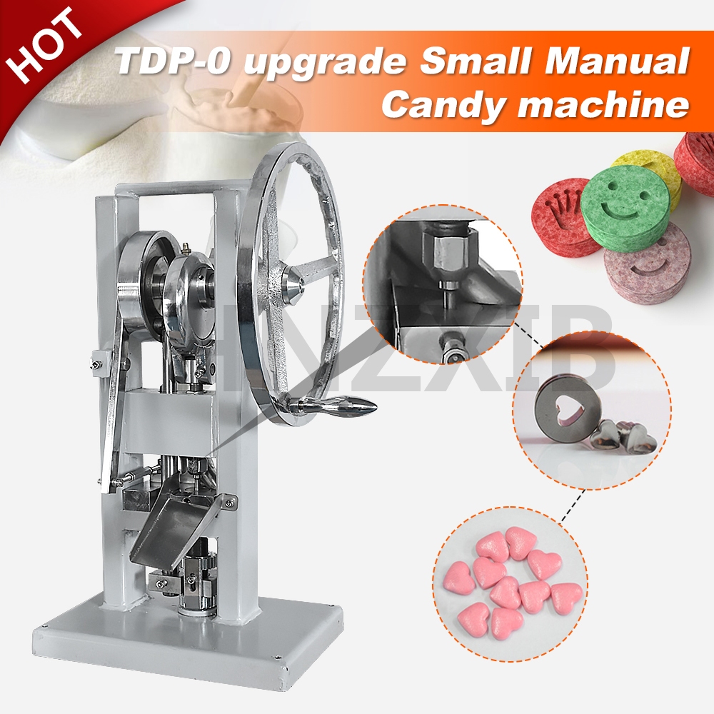 Tdp-0 Upgraded Hand-Cranked Single Stamping Tablet Machine Small Manual ...
