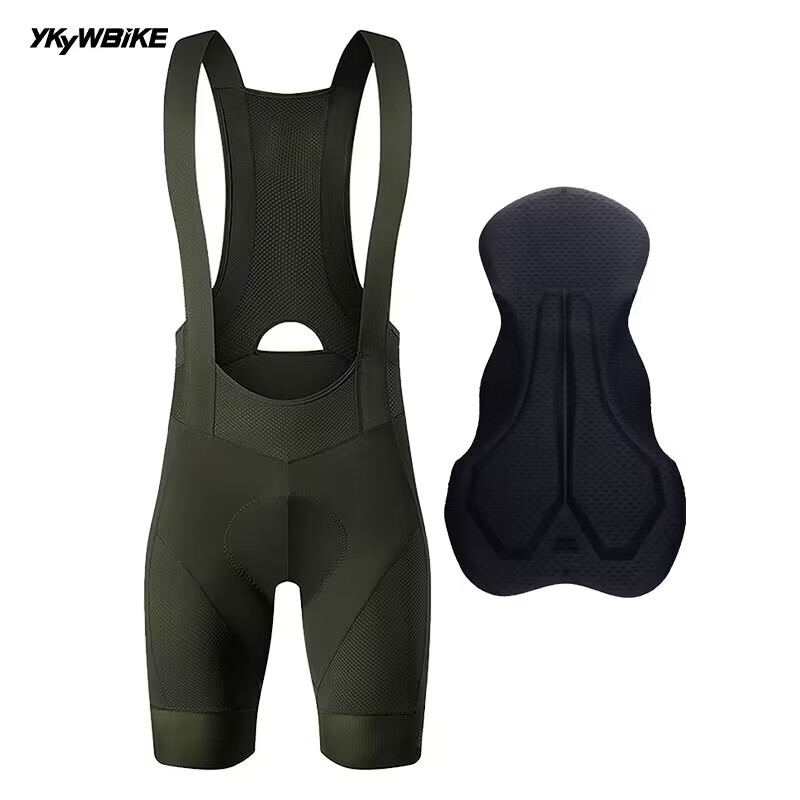 YKYWBIKE Cycling Bib Shorts Men Outdoor Wear Bike Padded Riding Tights ...