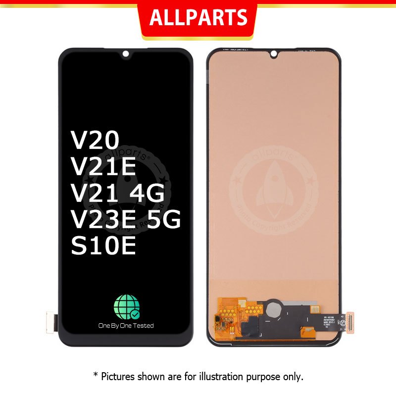 ALLPARTS Display for VIVO V20 / V21E / V21 4G (V2108) LCD Touch Screen ...