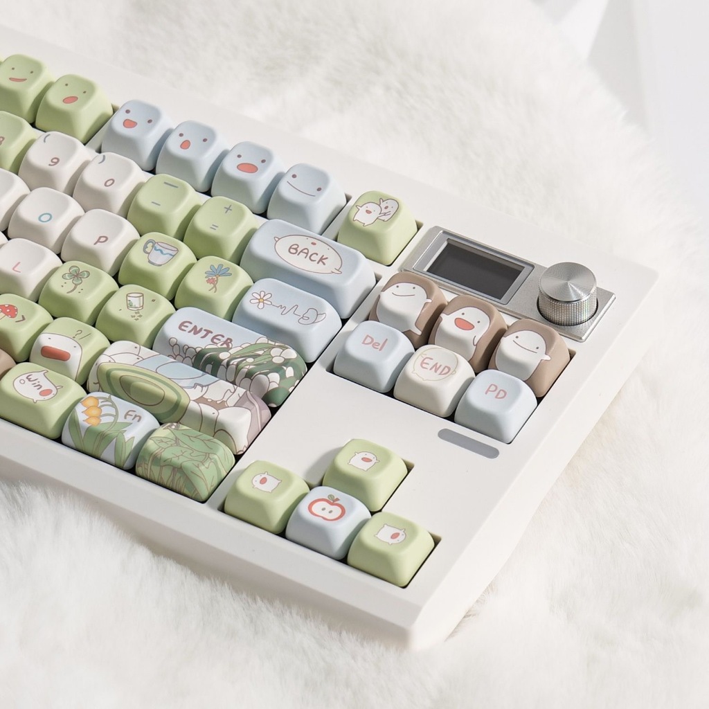 Walla Walla Keycaps Cute FOA Profile The Boy and The Heron Anime PBT ...