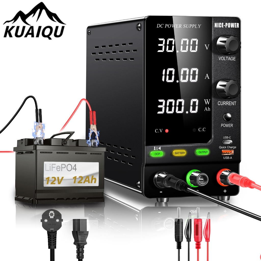 【From Manila】KUAIQU 30V10A 60V5A Fast charging DC power supply ...