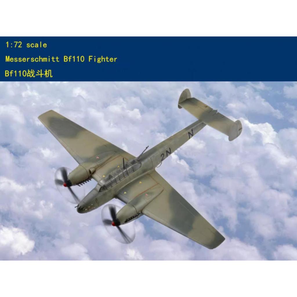 HobbyBoss 1/72 80292 Messerschmitt Bf110 Fighter plastic model kit hobby boss | Shopee Philippines