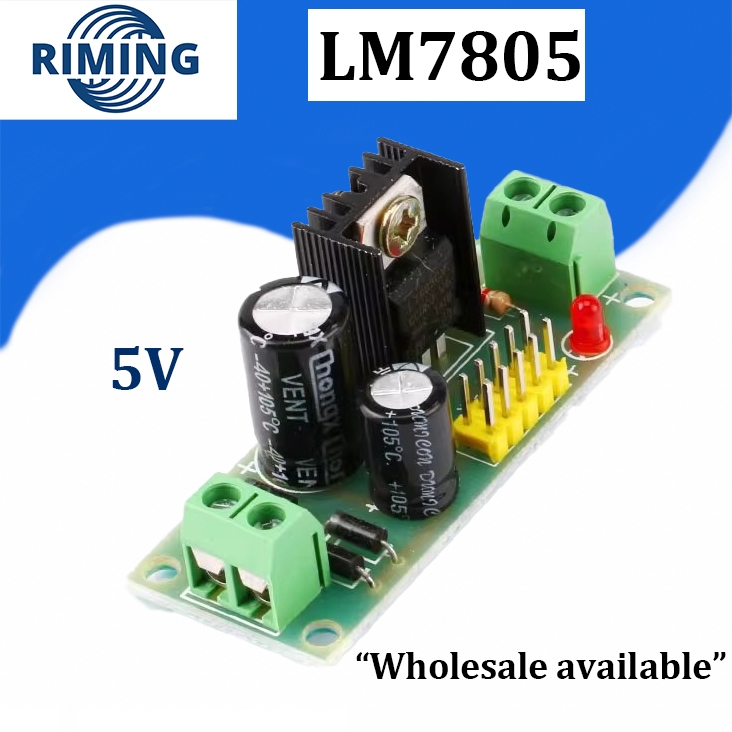 L7805 LM7805 Three-End Voltage Regulator Module 5V Voltage Regulator Power Module 5V Voltage ...