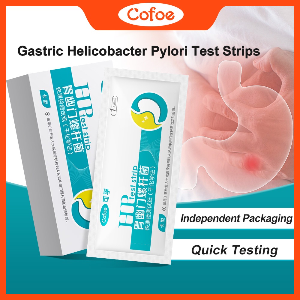 Cofoe Oral HP Saliva Gastric Pyloric Test Paper Helicobacter Pylori ...