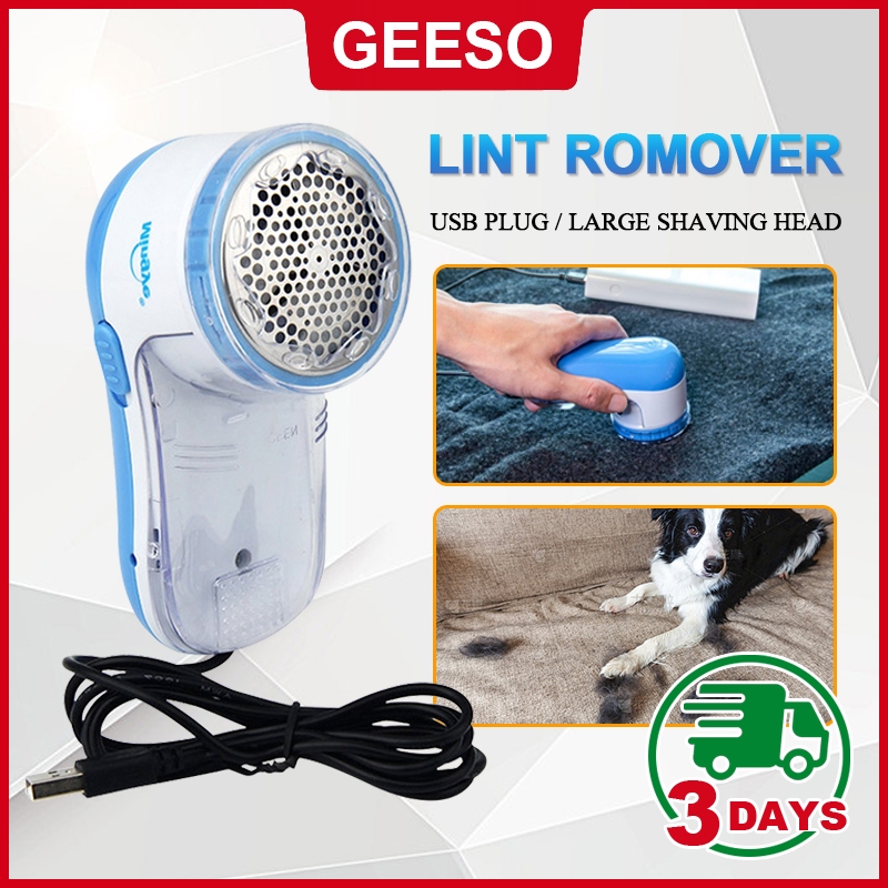 GEESO Electric Lint Remover USB Fluff Razor For Fabric Sweater Clothes ...
