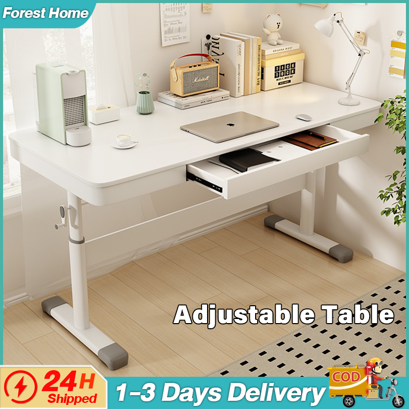 Adjustable Table Standing Computer Laptop Table Study table Bed Side ...