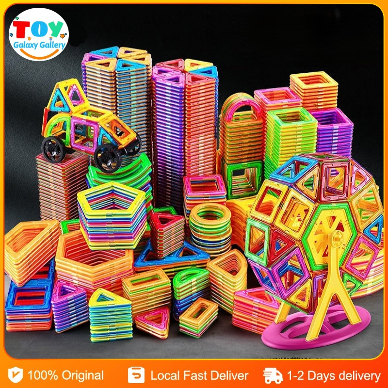 Magnetic Sheet Building Blocks Set Childrens Magnet Toy Blok Magnet ...