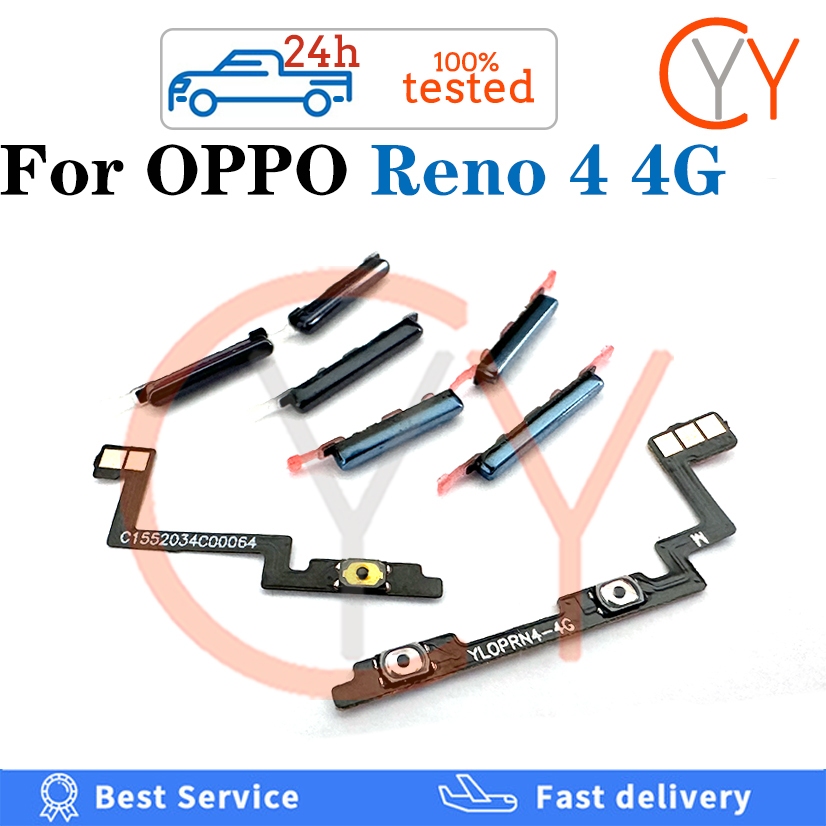 Volume Button Power Switch On Off Button Flex Cable For OPPO Reno 4 4G ...