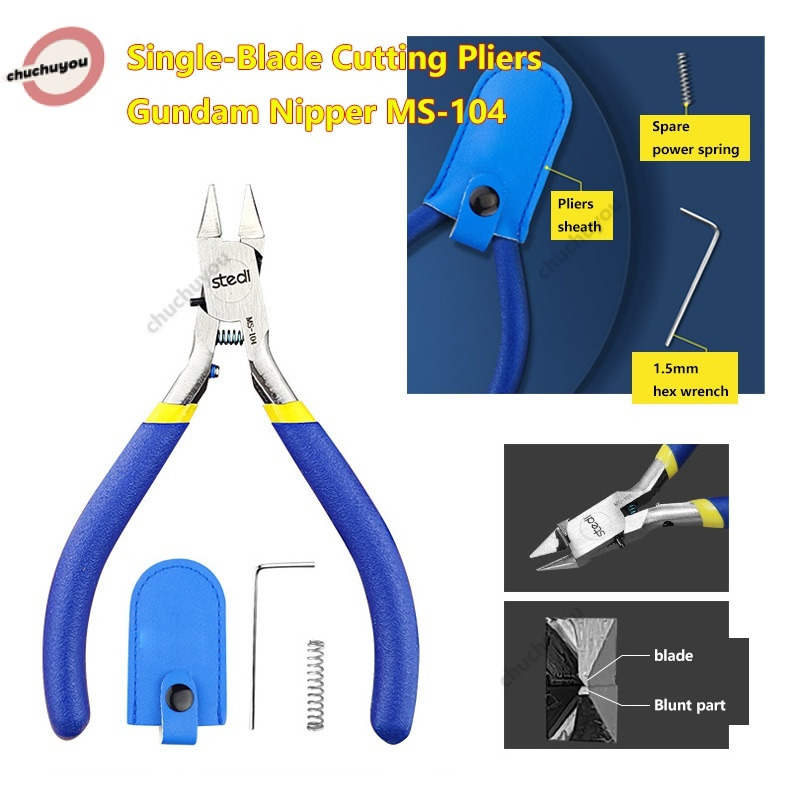 【COD】Single-Blade Cutting Pliers Gundam Nipper MS-104, Single edge ...