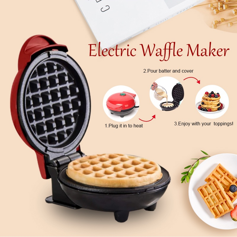 Electric Waffles Maker pan Breakfast Waffle Machine Egg Cake Pan ...