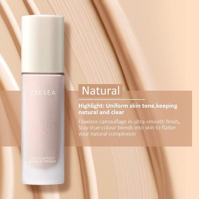 ZEESEA Face Primer Cream Blur Pore Color Corrector Makeup Base Moisturizing Brightening | Shopee ...