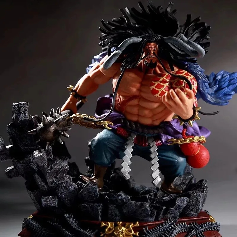 Anime One Piece Big Size Kaido Four Emperors 24cm PVC Action Figure ...