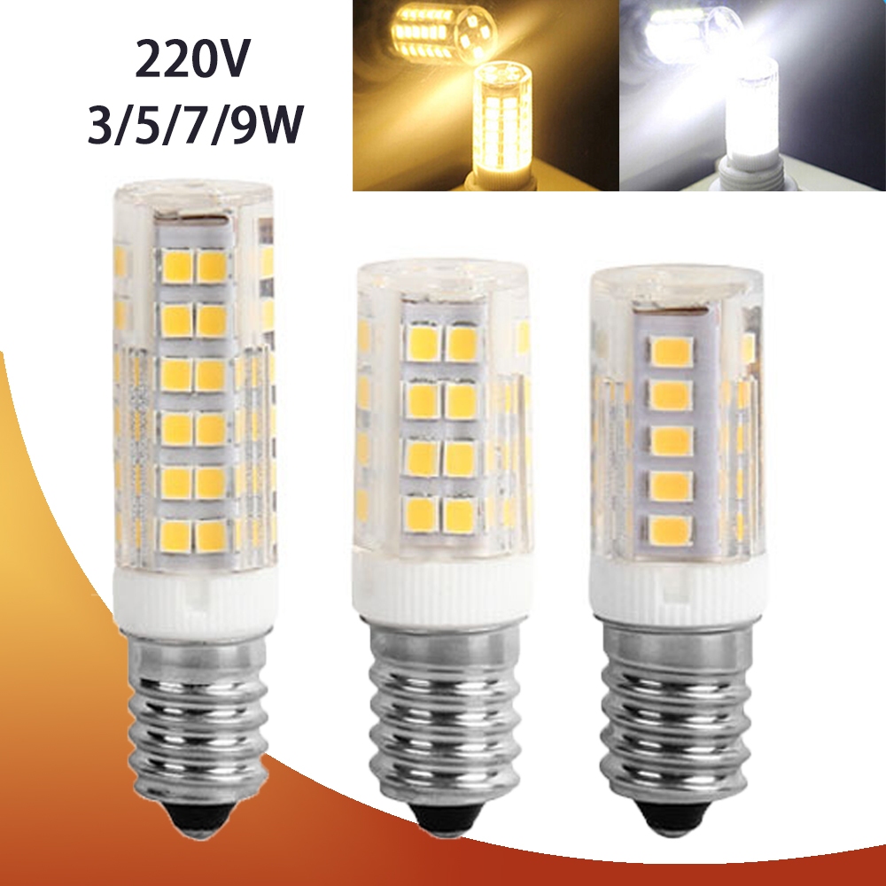 E12 E14 Corn Light LED Bulb 220V Highlight Led Light Bedroom Living ...