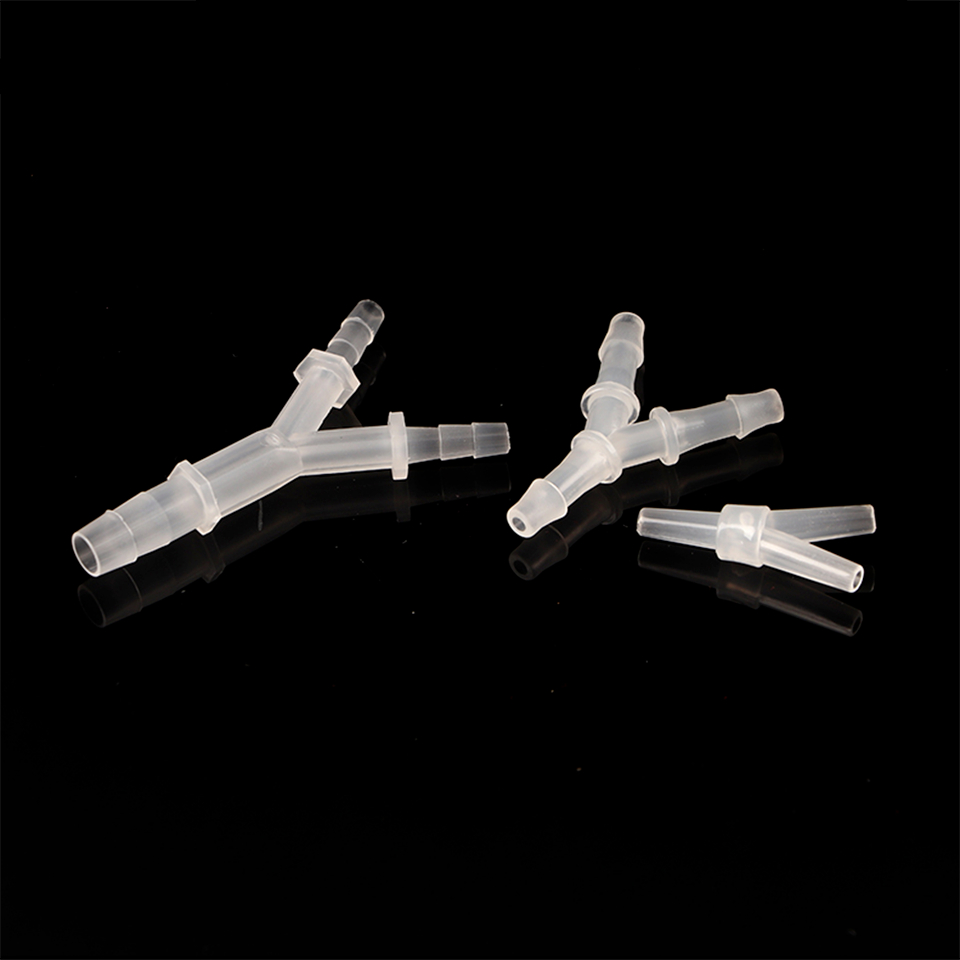 10pcs Plastic Tube Fitting 2.4mm ~ 20mm Water Pipe Socket Diversion ...