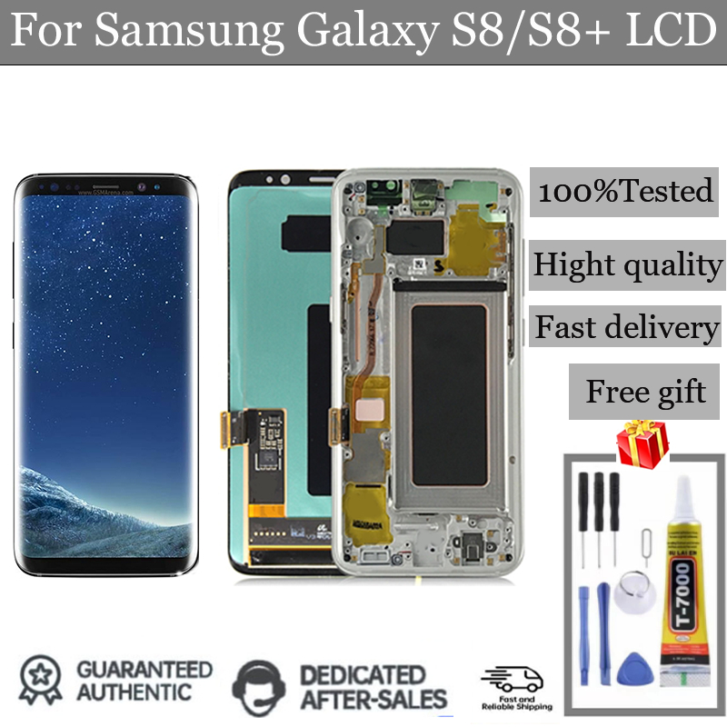 Ori AMOLED Samsung Galaxy S8 ///S8 Plus LCD Display Touch Screen With ...