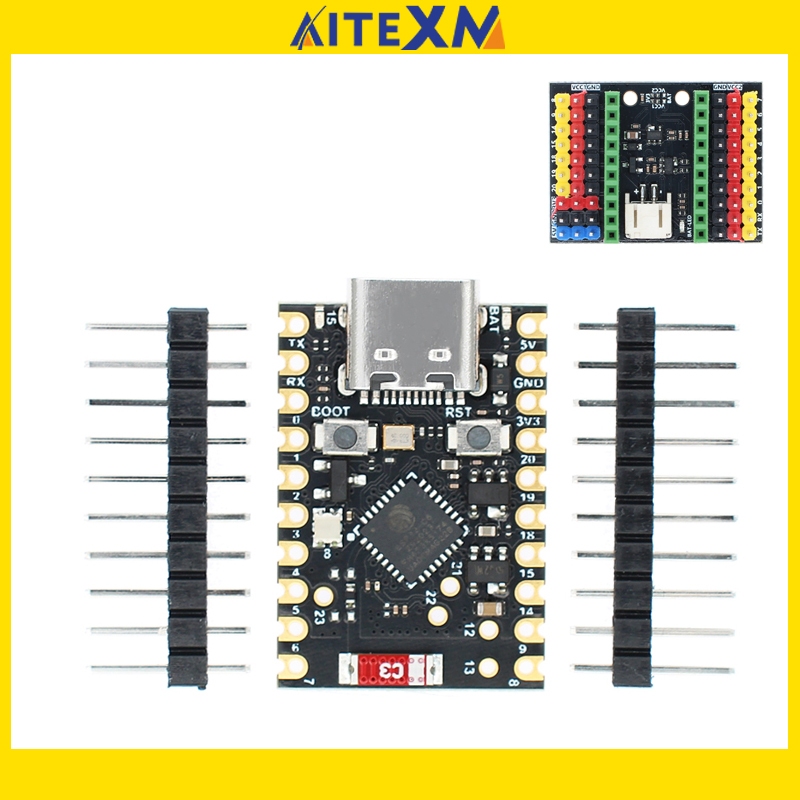 ESP32-C6 SuperMini development board MCU programming learning controller core board | Shopee ...