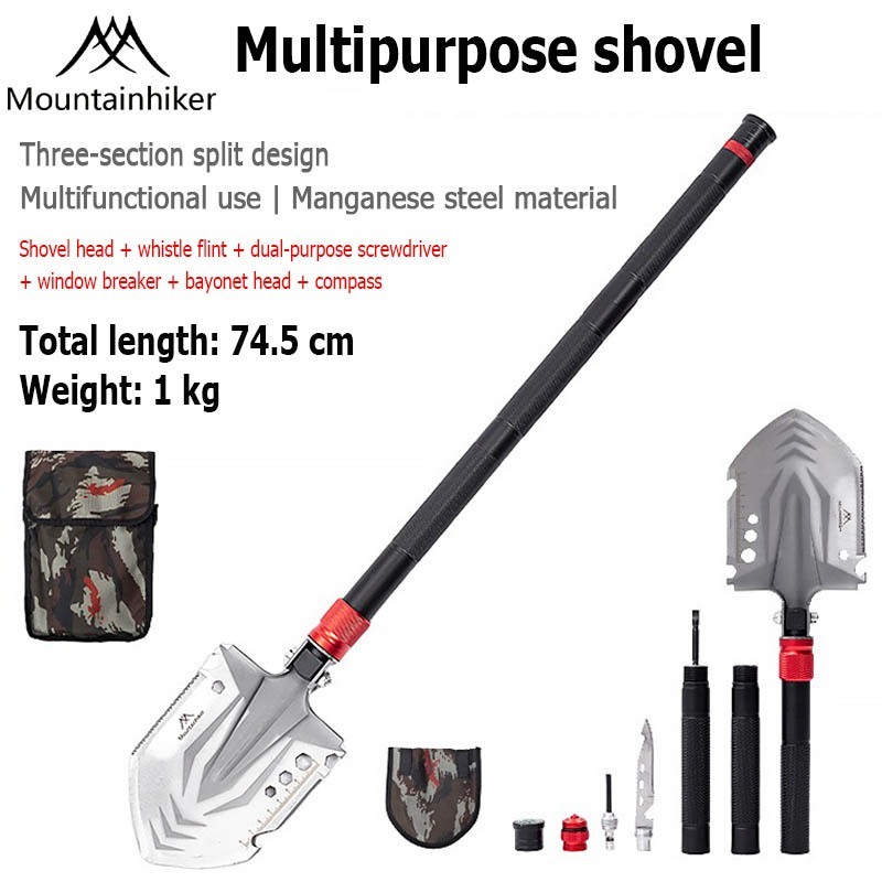 MOUNTAINHIKER Outdoor camping shovel multi-function survival shovel ... MOUNTAINHIKER Outdoor camping shovel multi-function survival shovel ...