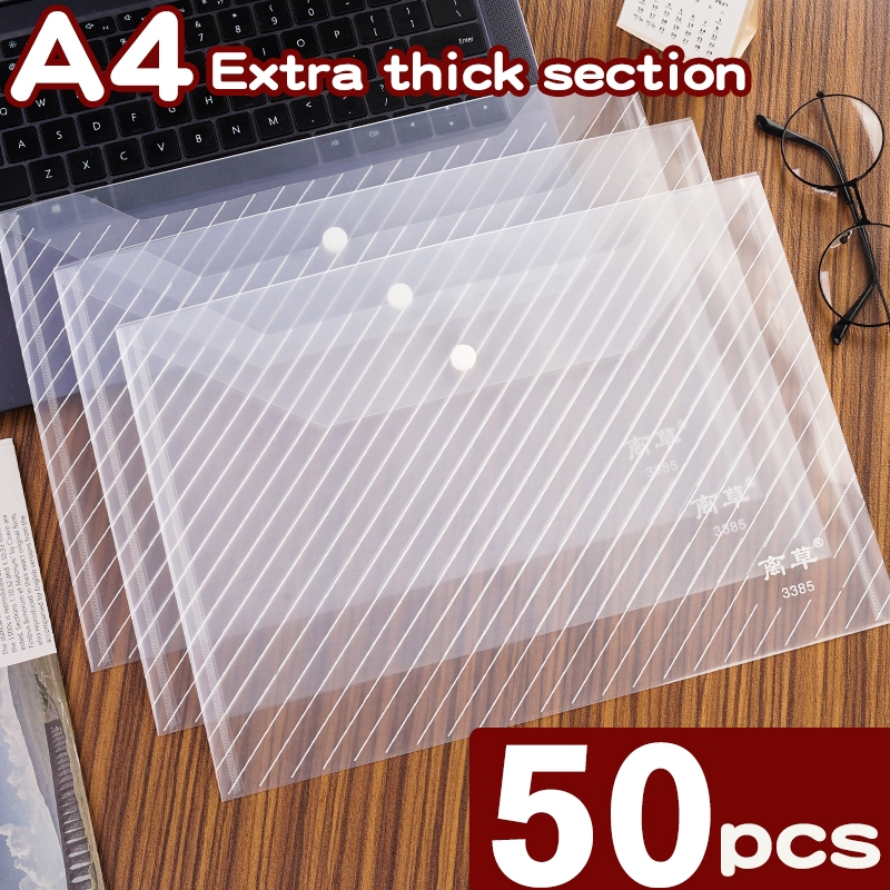50 Pcs Whosale Plastic Envelopes Transparent Clear Plastic Envelope ...