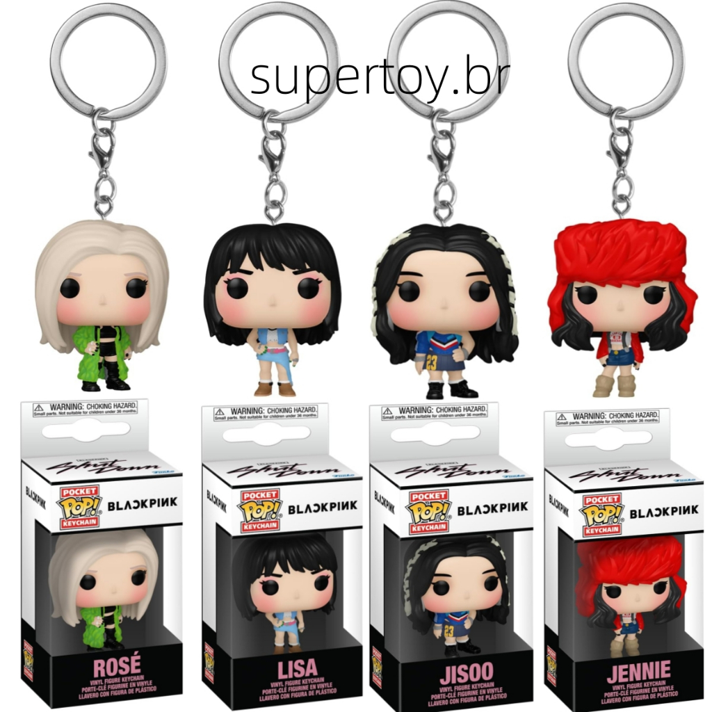 【12-hour Shipping】Funko Pop! Keychain: Rocks Blackpink - Lisa, Jennie ...