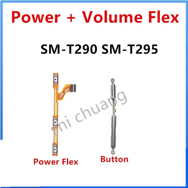 T290 T295 Power on off switch volume button flex For Samsung Galaxy Tab ...