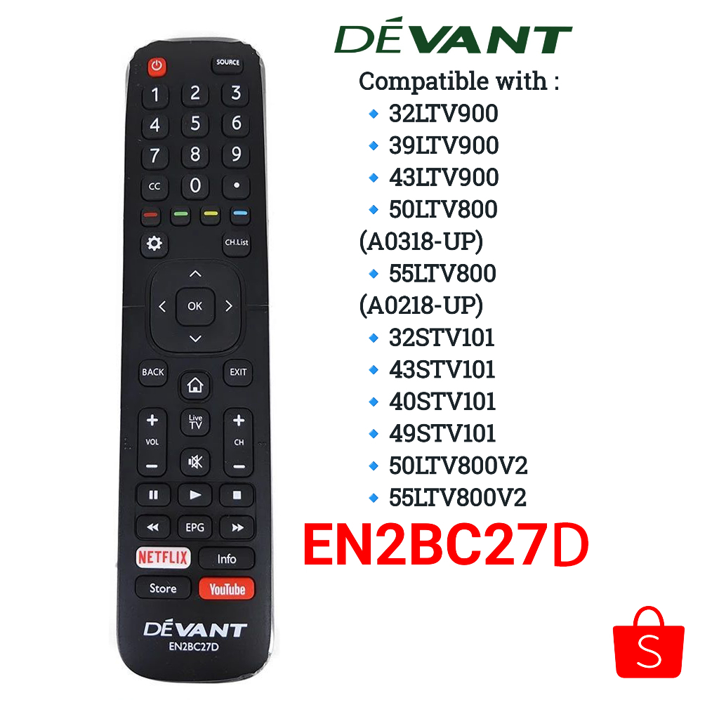 Genuine Remote Control devant LCD Smart TV Remote Control FOR hisense ...