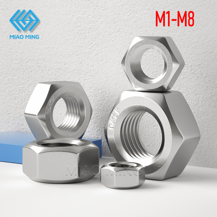 M1 M1.2 M1.4 M1.6 M2 M2.5 M3 M3.5 M4 M5 M6 M8 Stainless steel 304 bolt n nut original engine ...