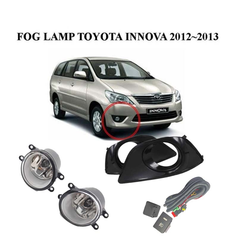 Car bumper fog lamp lights for TOYOTA Innova Kijang 2012 -2013 Car ...
