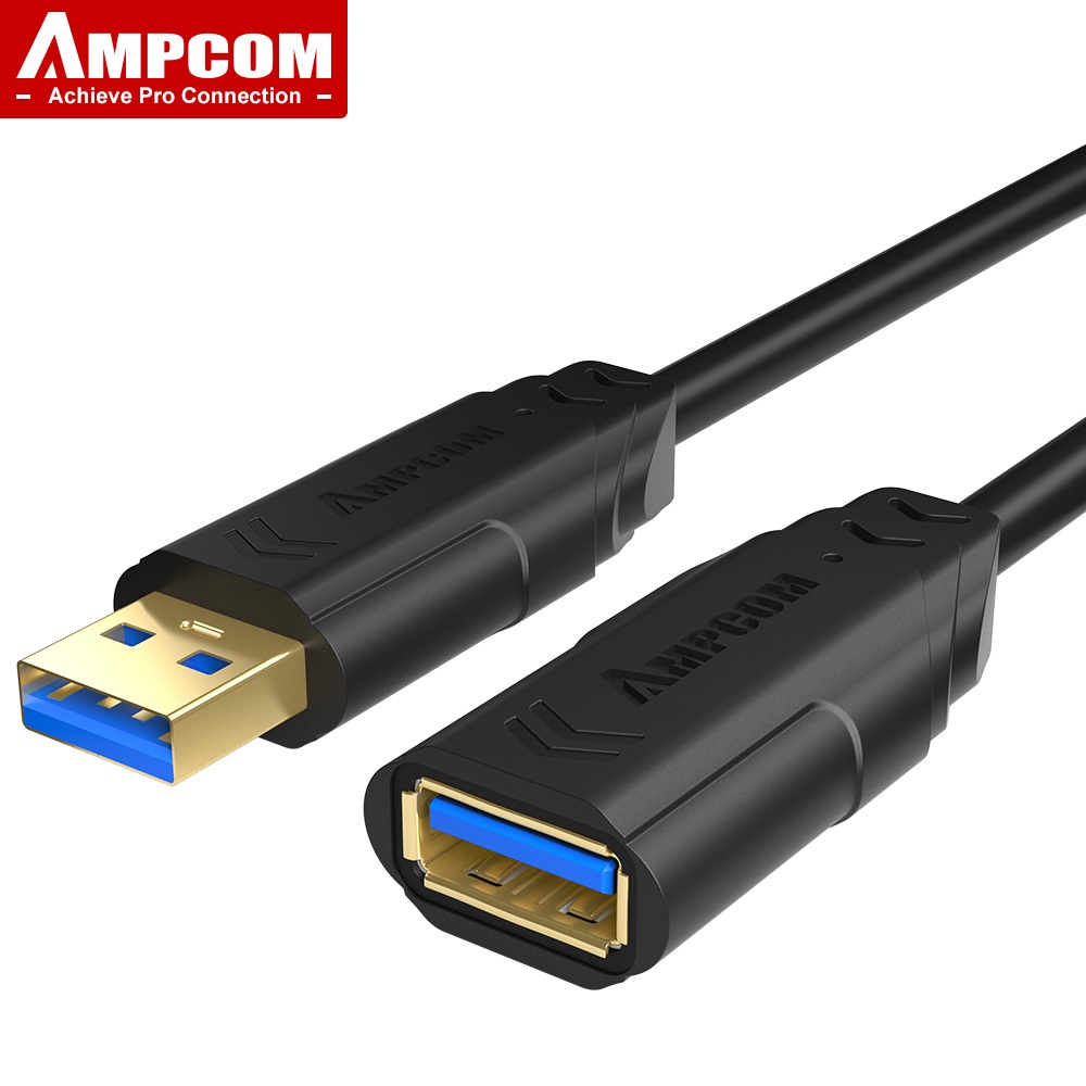 AMPCOM USB Extension Cable USB 3.0 Cable usb Extender for USB Keyboard ...