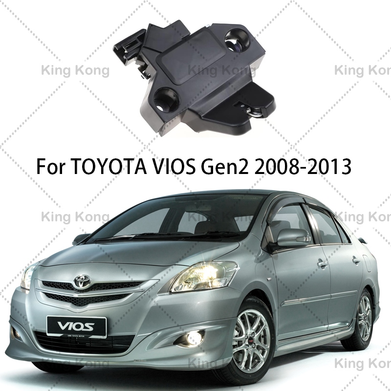 Trunk Lid Lock tailgate latch For Toyota Vios gen 2 2008 2009 2010 2011 2012 2013 Batman Rear ...