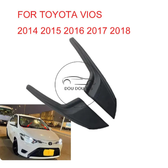 Front windshield wiper cowl wrap corner side trim cover for Toyota Vios ...