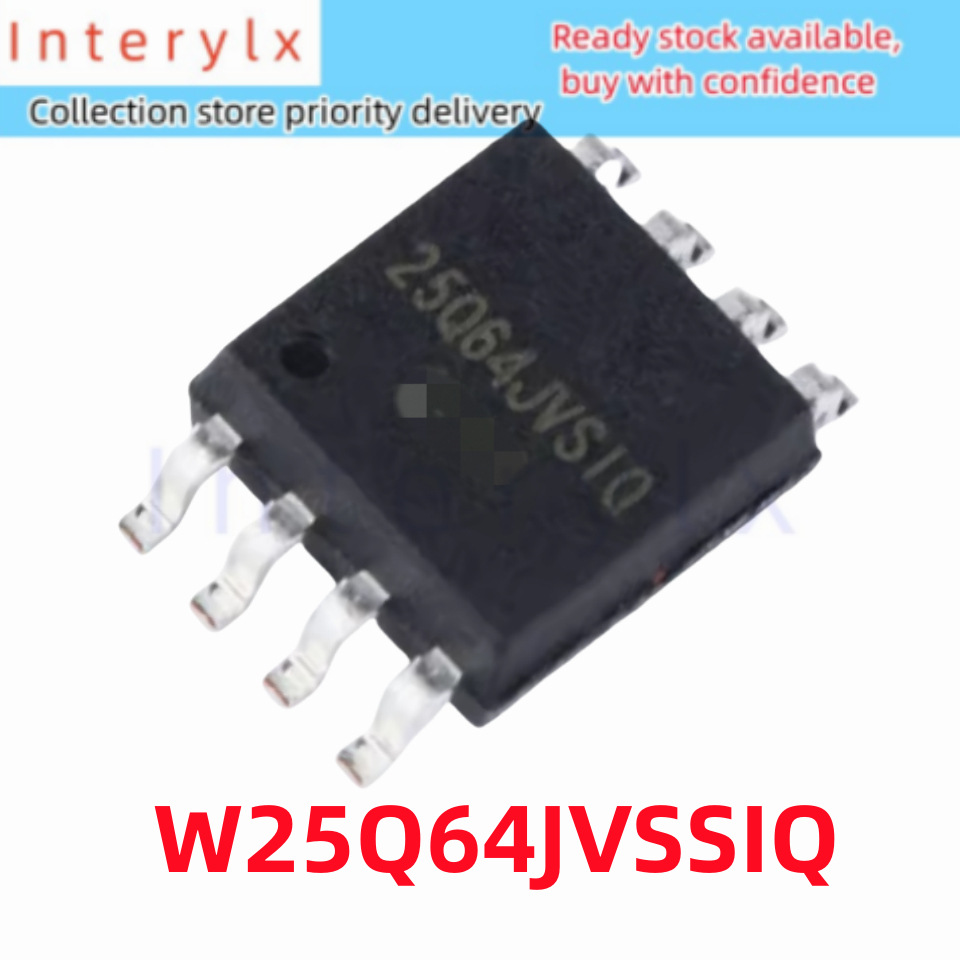 1pcs/lot Patch W25Q64JVSSIQ W25Q64JVSIQ W25Q64 SOIC-8 64Mbit SPI FLASH ...