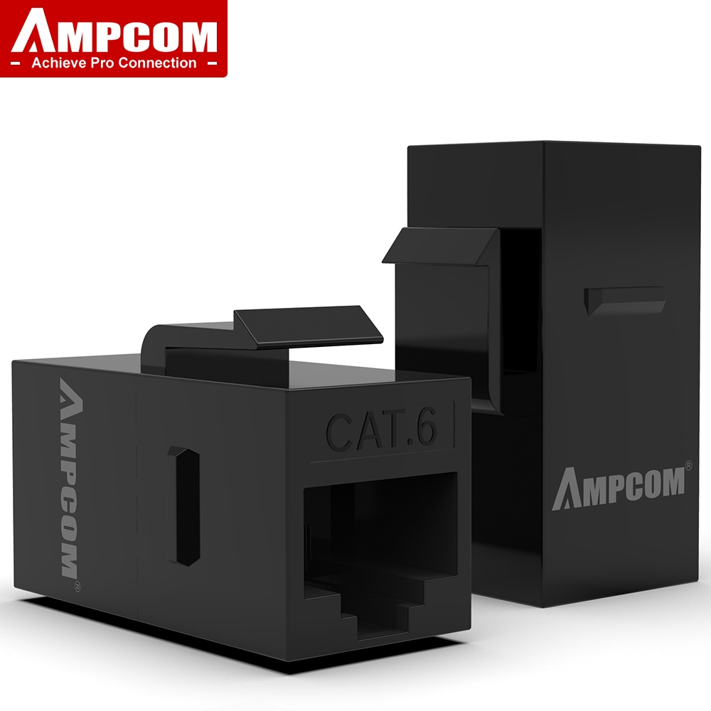 AMPCOM Keystone Coupler Jack, RJ45 Inline Coupler Keystone Jack,RJ45 ...