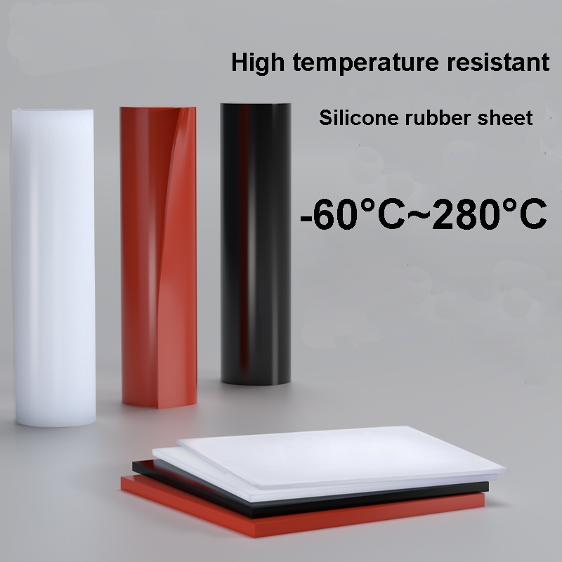 Red Black Translucent Silicone Rubber Sheet Plate Mat High Temperature ...