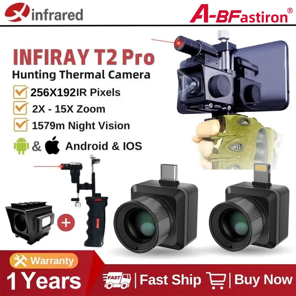 InfiRay T2 PRO Thermal Imager Night Vision Infrared Mobile Phone ...