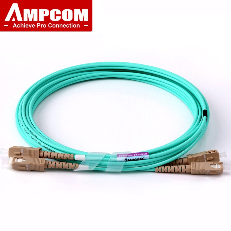 AMPCOM OM3 Fiber Optic Patch Cable, (SC To LC , LC To LC, SC To SC ...