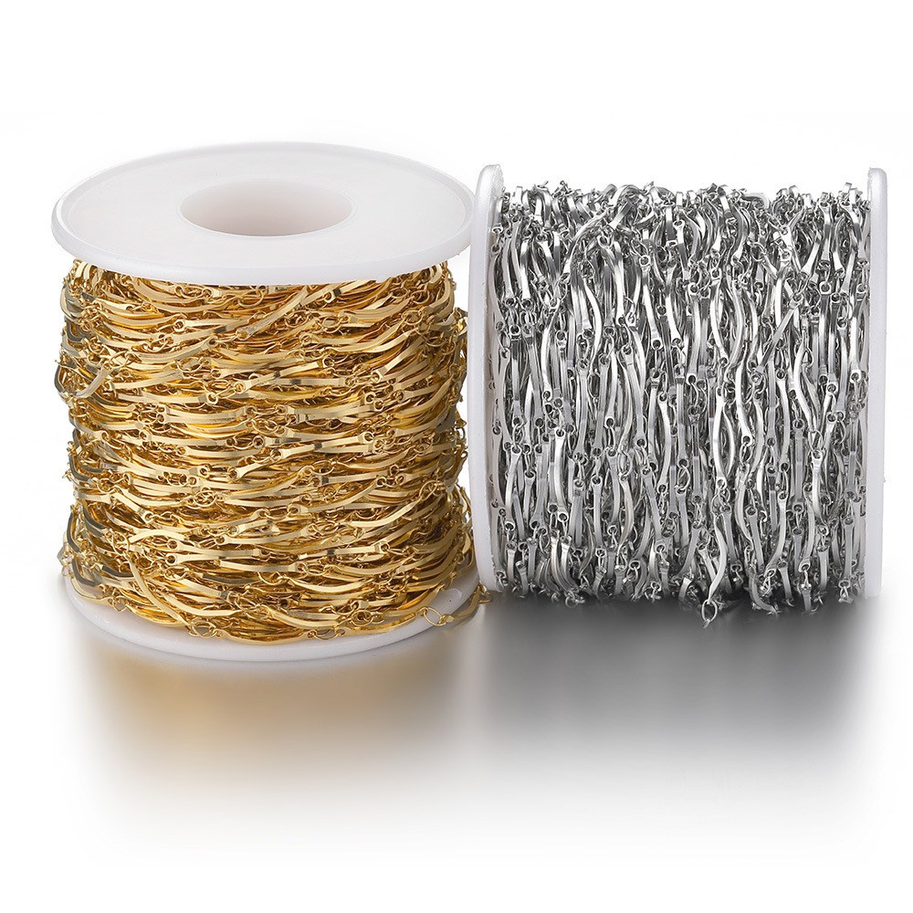 1Meter 2Meter Stainless Steel Stick Chains for Jewelry Making Bracelet ...