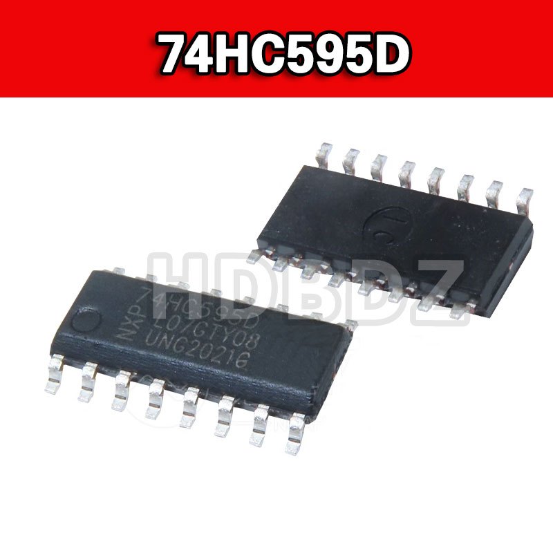 20pcs 74HC595D SOP16 8bit Serial Input/Output/Parallel Output Memory ...