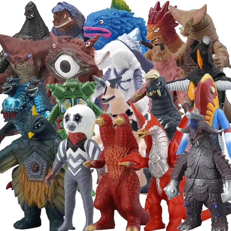 [Discount] Soft Rubber Ultraman Toys Full Set Doll Model Galaxy Monster ...