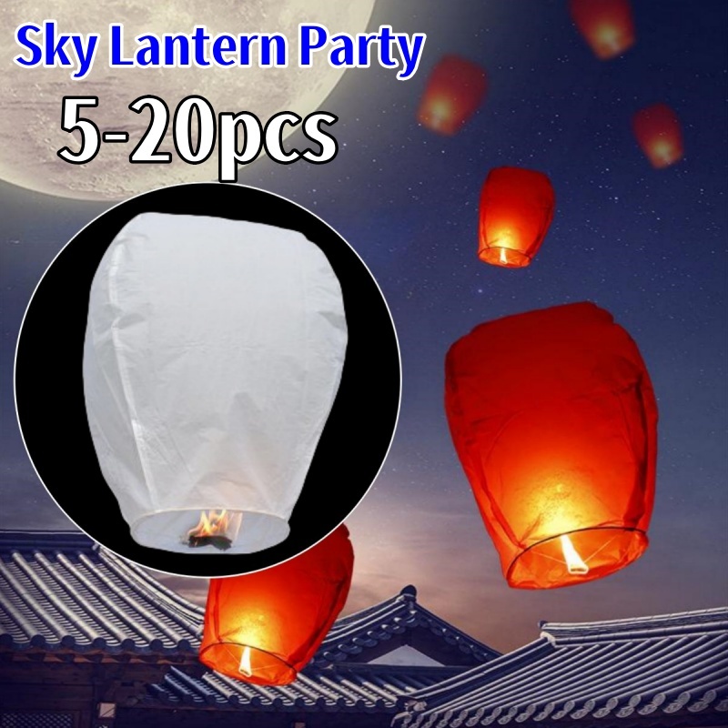 20pcs 12inch Paper Lantern/Flying Lantern/Sky Lantern/Lantern Lamp ...