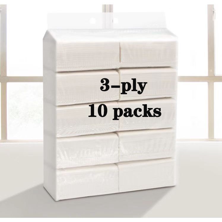 10 Pcs Tissue Facial Tissue Order Tissue 4-Ply Facial Tissue tissue ...