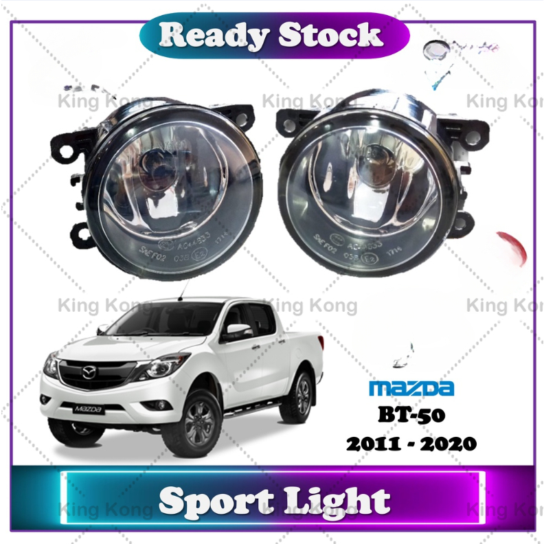 （1 pair）front bumper fog lamp light sport light lamp For Mazda bt50 BT-50 2012 2013 2014 2015 ...